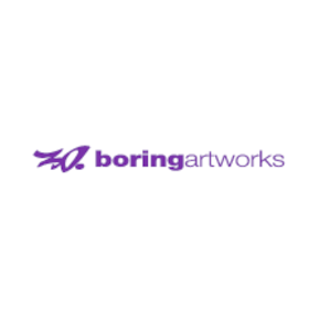 boring artworks logo vector