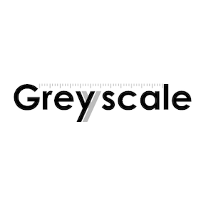 Greyscale logo vector