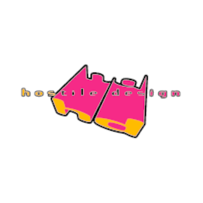 Hostile design logo vector