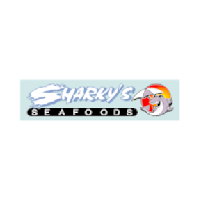 Sharky's Seafood logo vector