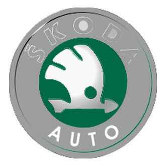 Skoda 3d logo vector